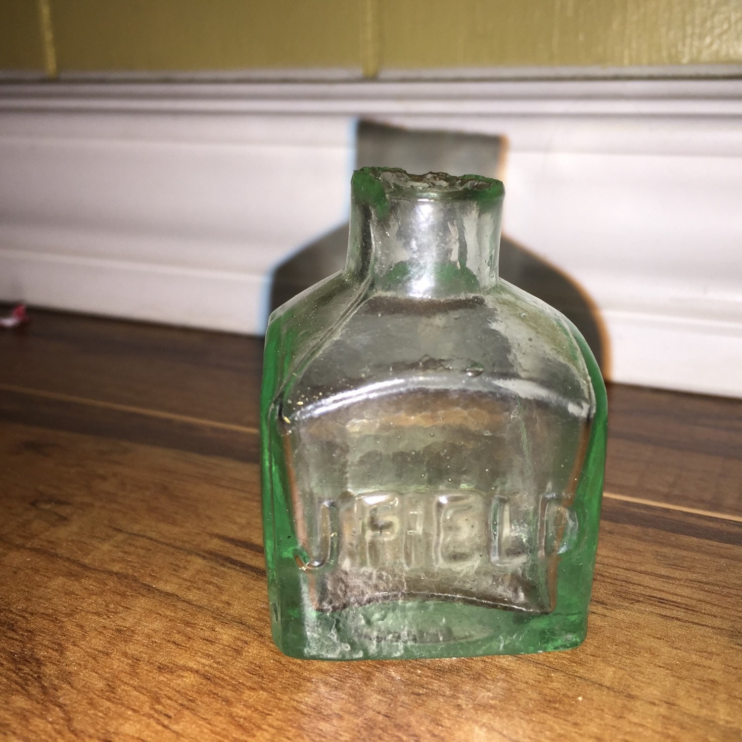 Very Old Antique Glass Ink Bottle
