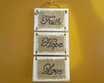 Popular items for wood and burlap sign on Etsy