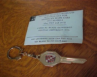 Cadillac key chain | Etsy