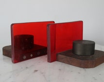 Popular items for lucite bookends on Etsy