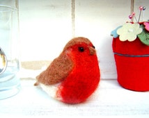 Popular items for felt robin on Etsy