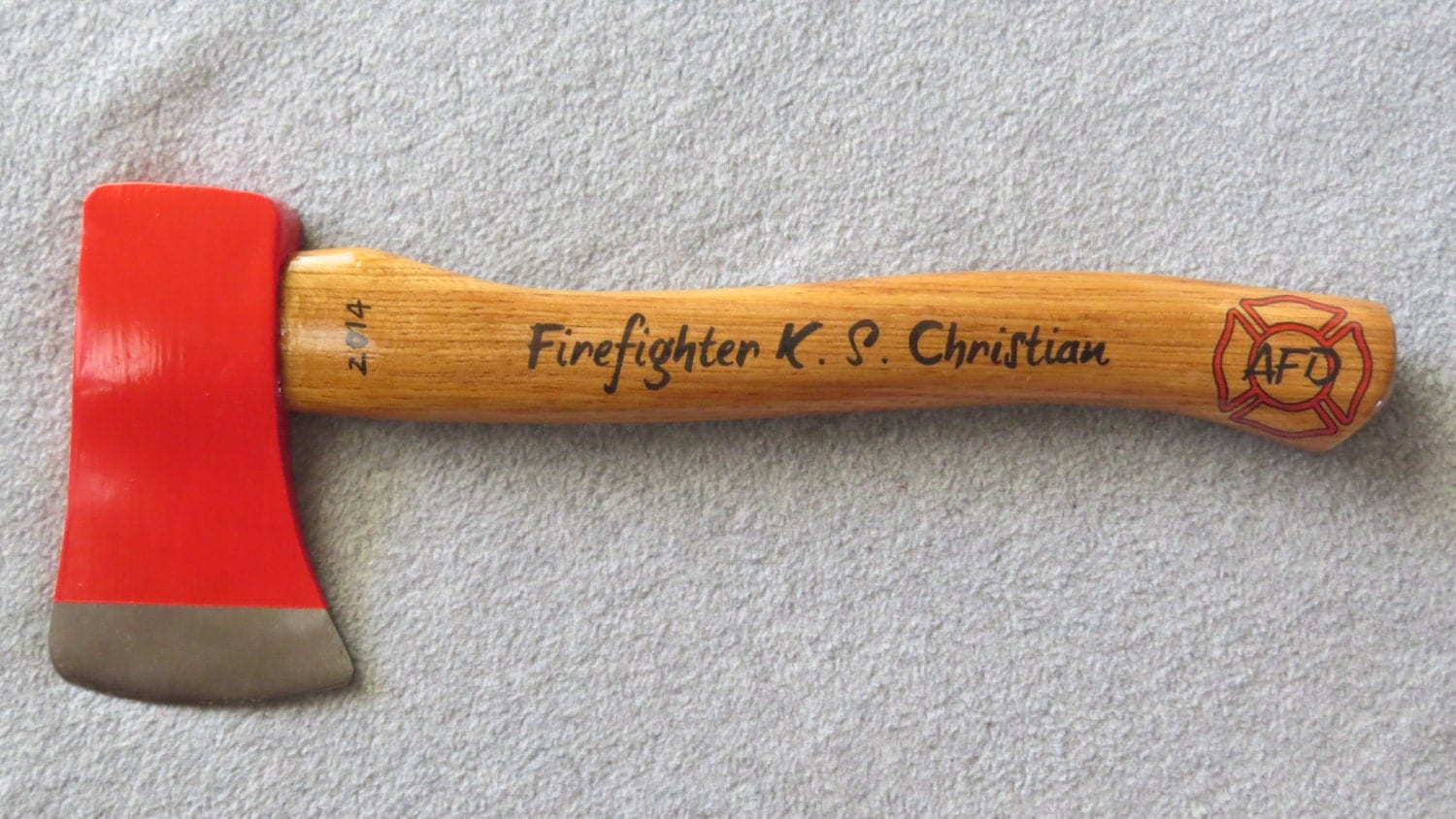 Personalized Firefighter Axe Promotion/Name