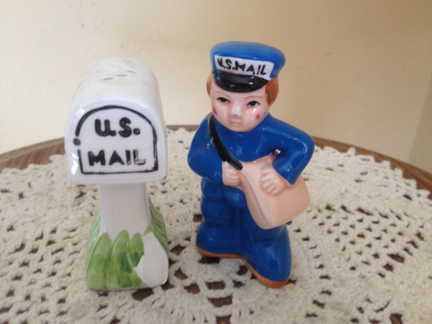 Vintage adorable Postman and Mail Box-Nice Condition-1970’s – Haute Juice