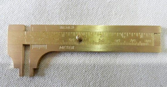 All Important Brass Gauge For Measuring In Both Metric And