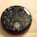Large Orgone ASG charging disc with Flower of Life Rhodizite