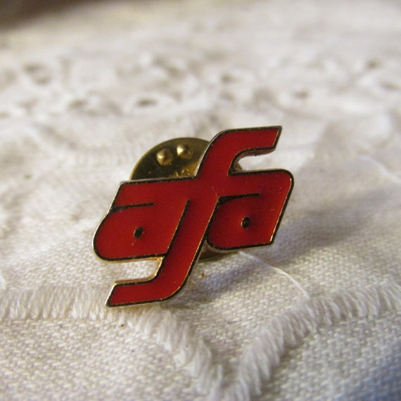 Vintage Red AFA Pin US Airways Spirit and Alaska AFA