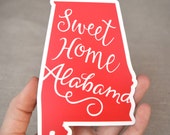 Unique alabama decal related items | Etsy