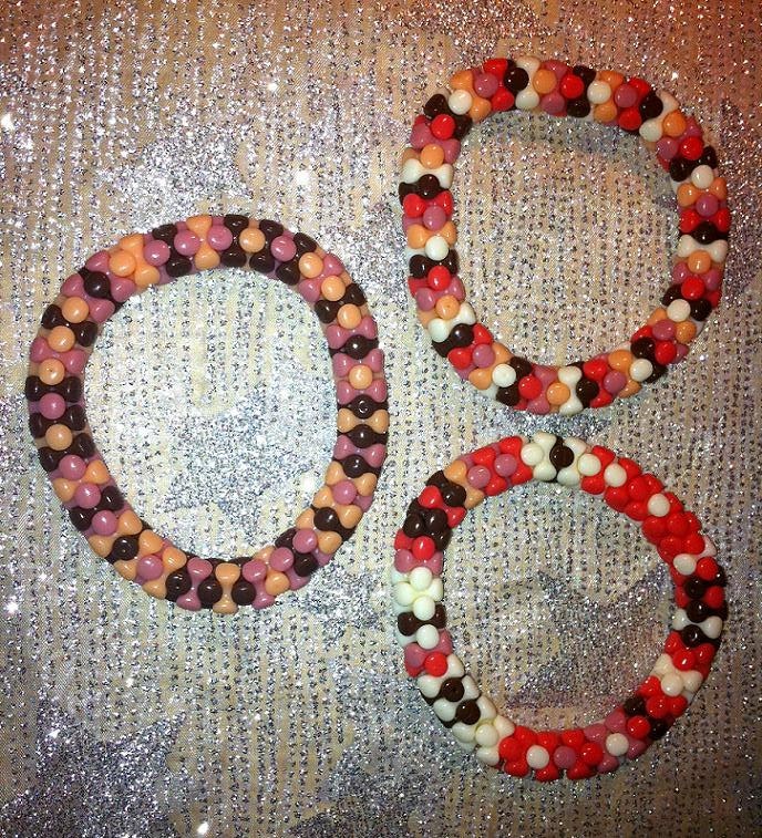 Fancy Tri-Bead Stretch Bracelet Sets of 3 Multi Colors
