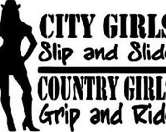 Popular items for country girl decal on Etsy