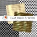 Gold Foil Digital Paper Gold Black & White gold glam dots