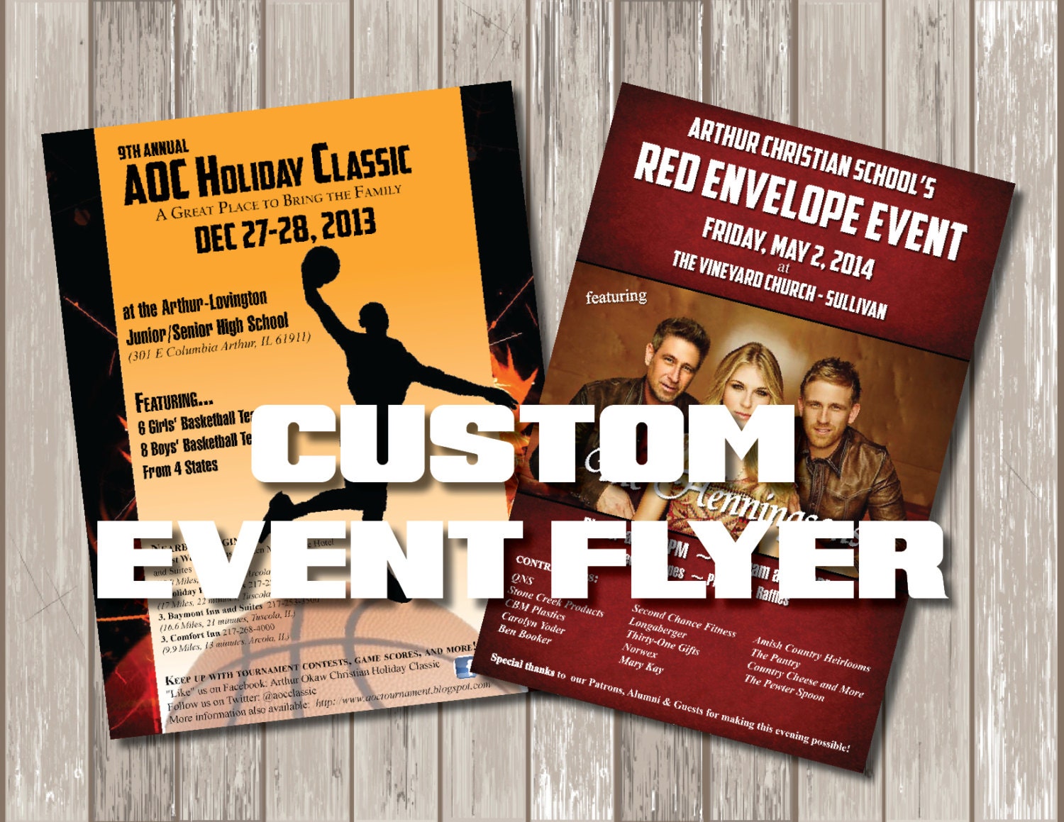 Custom Event Poster Flyer Design Custom Event Flyer Print