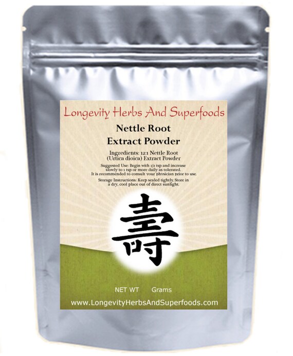 Nettle Root Extract Powder Quality Pure by LongevitySuperfoods