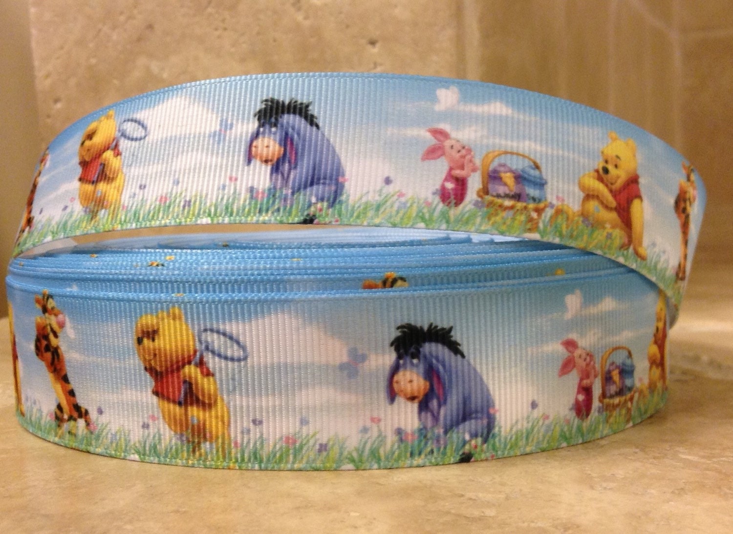 5 YDS Winnie The Pooh and Friends Ribbon