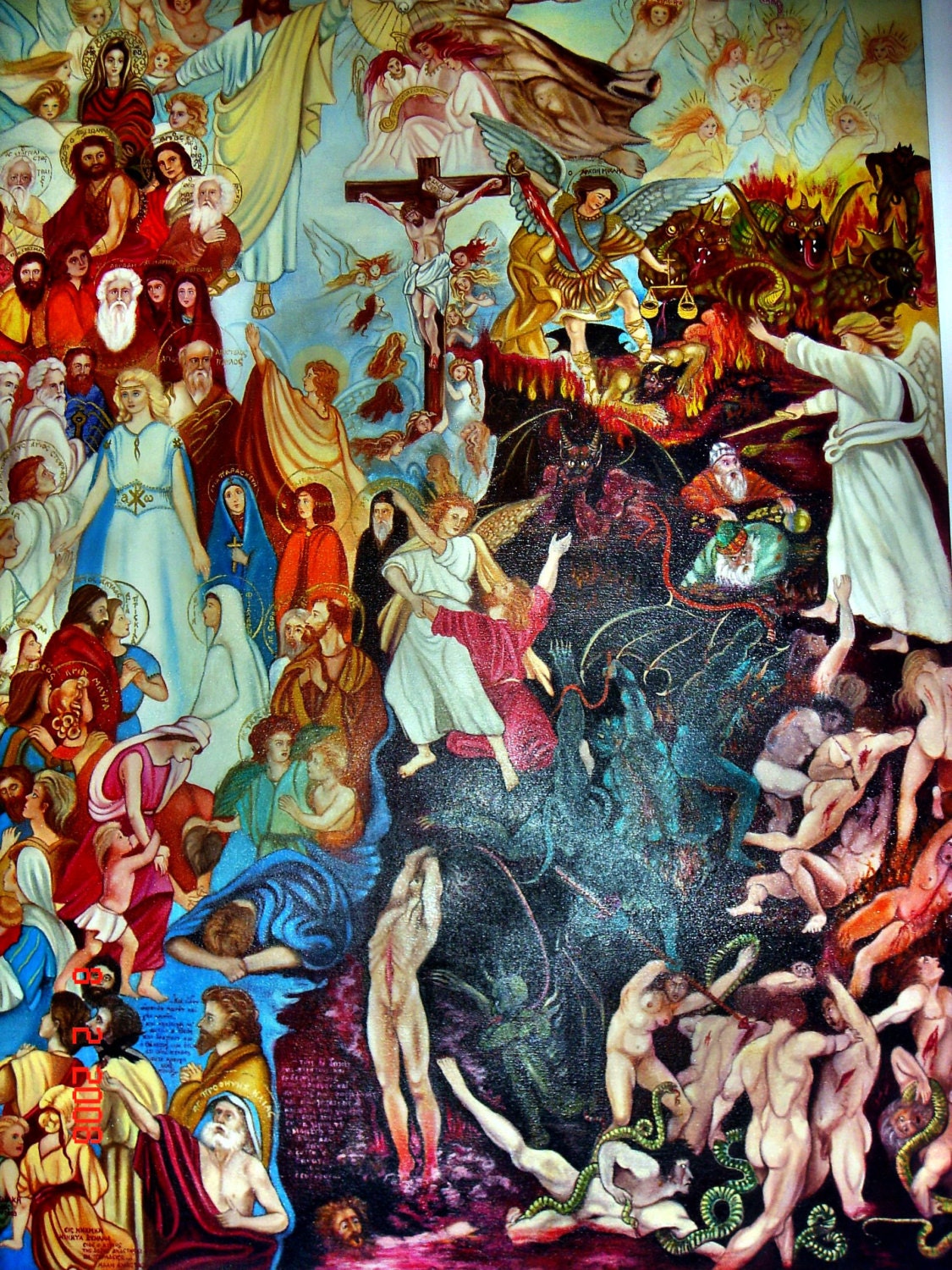 The Second Coming of Jesus Original Oil Painting