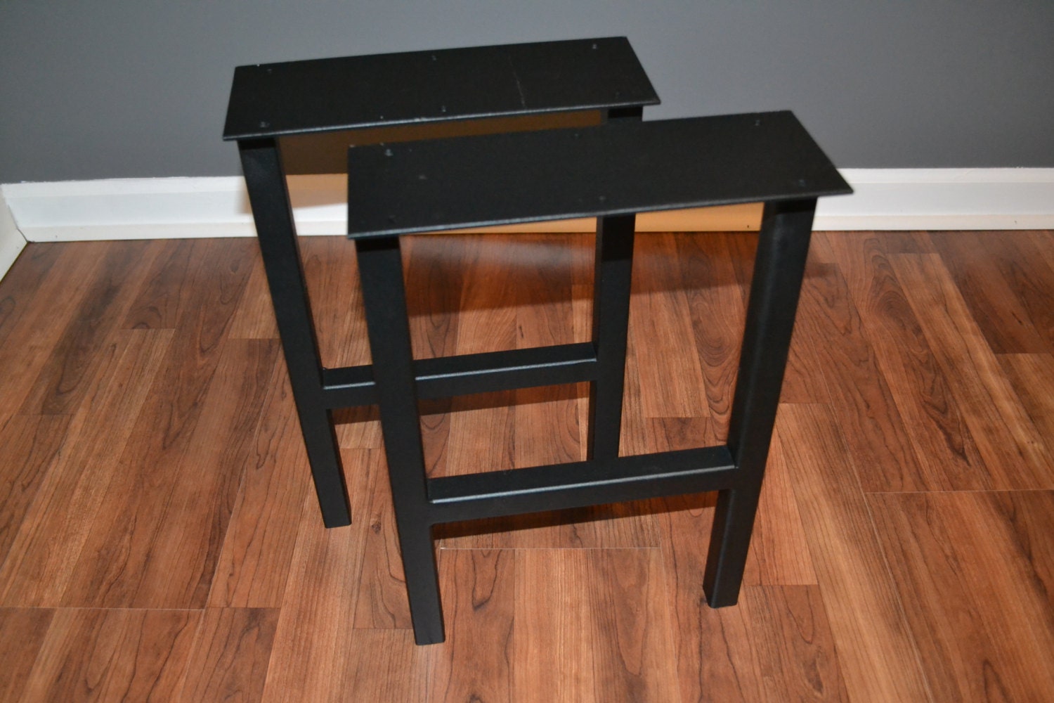 Metal Table Legs H-Frame Style Any Size & Color