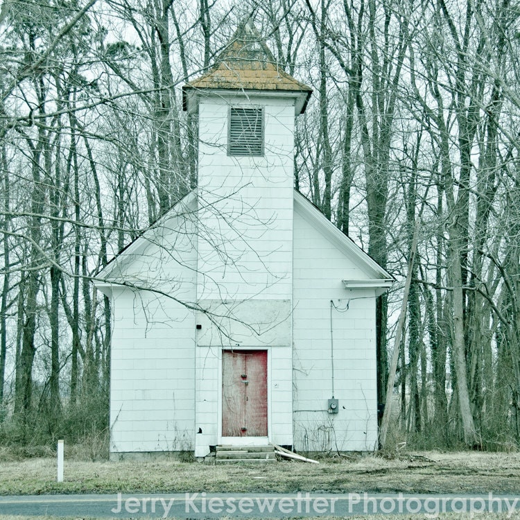 Rustic Country Church Photograph Religion Photo Baptist