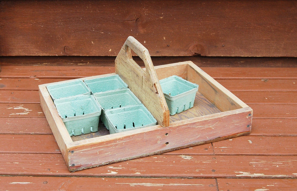Large Wooden Berry Box, Vintage Berry Picking Basket, Berry Tray ...