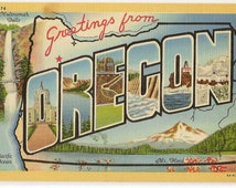 Popular items for oregon postcards on Etsy