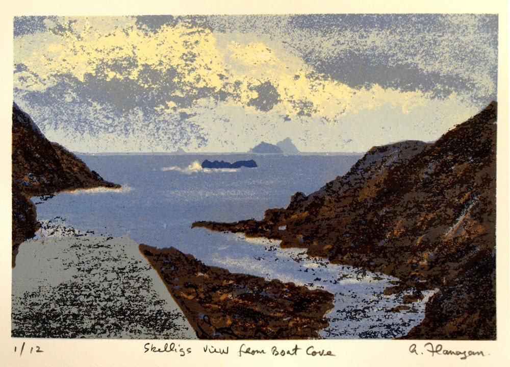 Original Irish Landscape Art Print Limited by AidanFlanaganArt