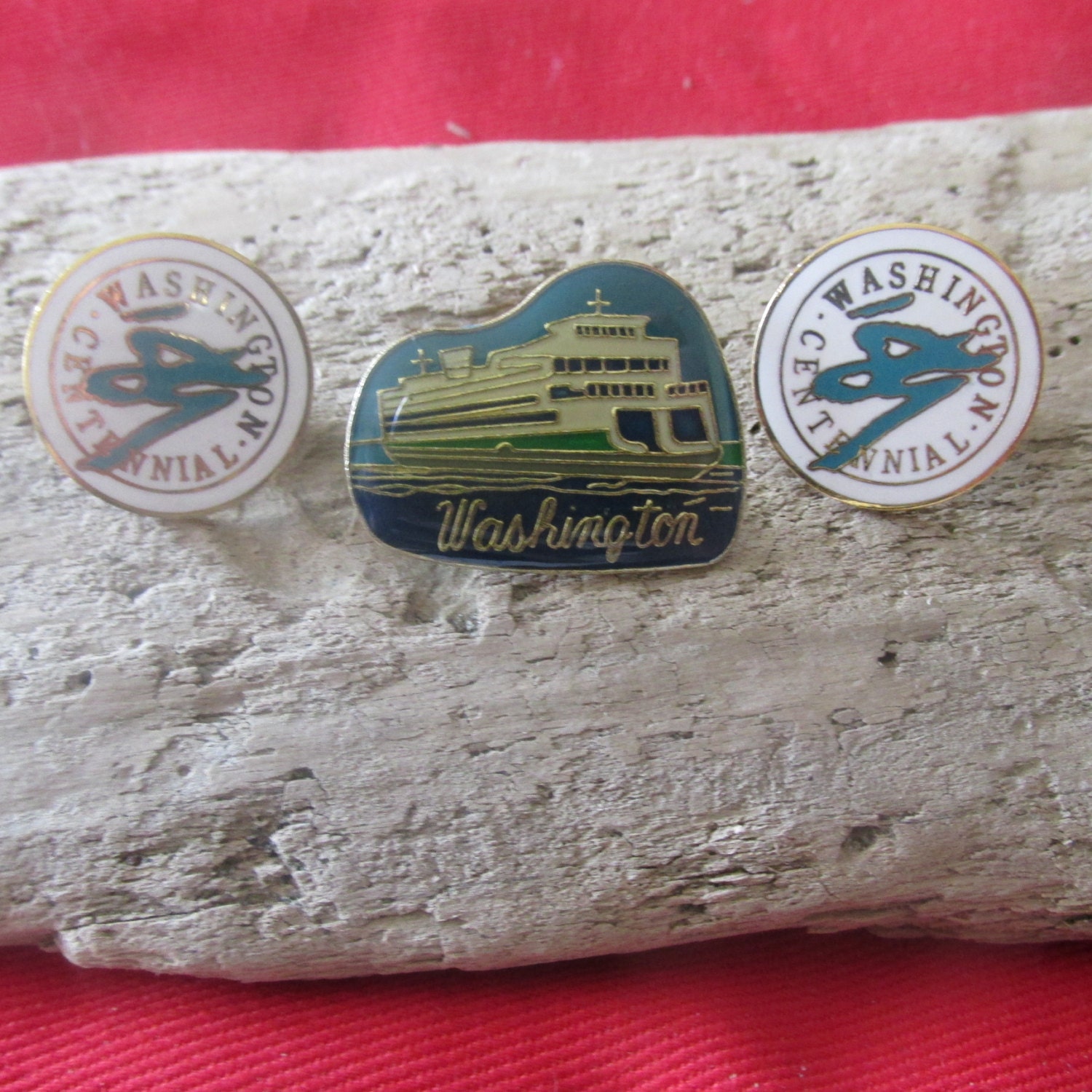 Washington State Souvenir Pins Washington by SkyesTreasures