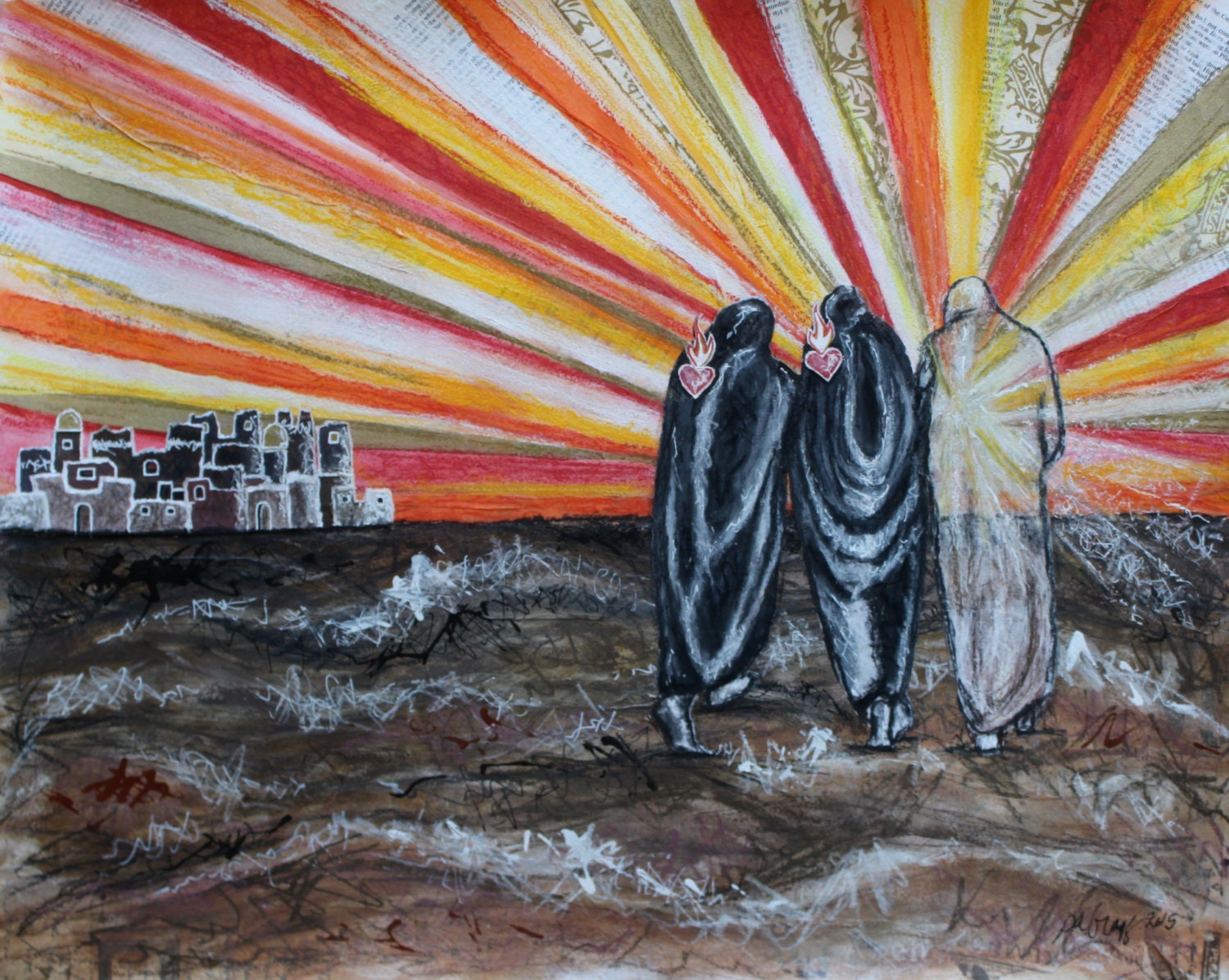 Road to Emmaus a full-color high resolution by ForThoseWhoWeep