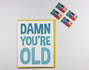 Damn youre old | Etsy