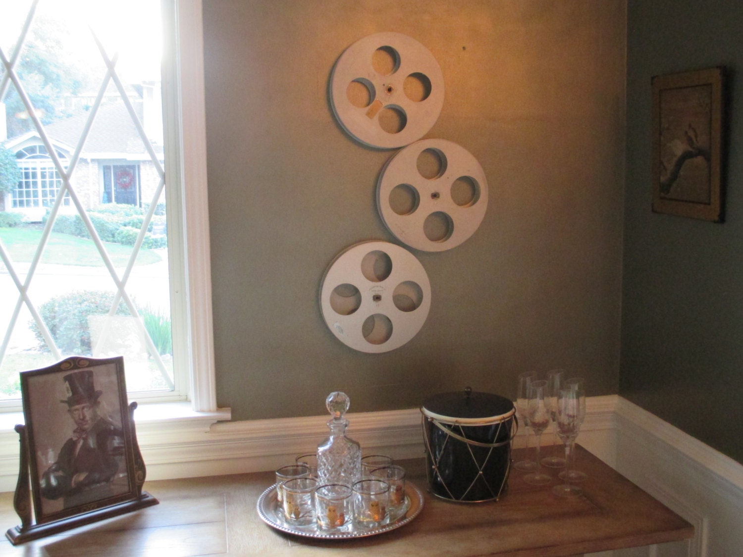 Movie Film Reels Home Theater Decor