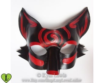 Red fox mask | Etsy