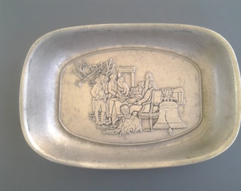 Wilton pewter tray | Etsy