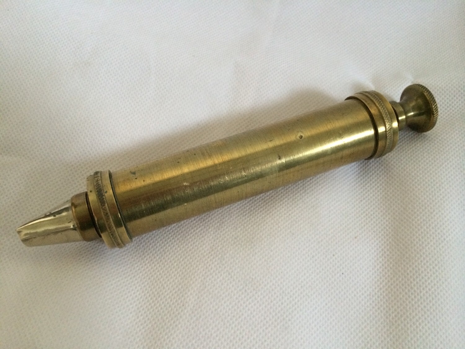 Vintage Brass Syringe