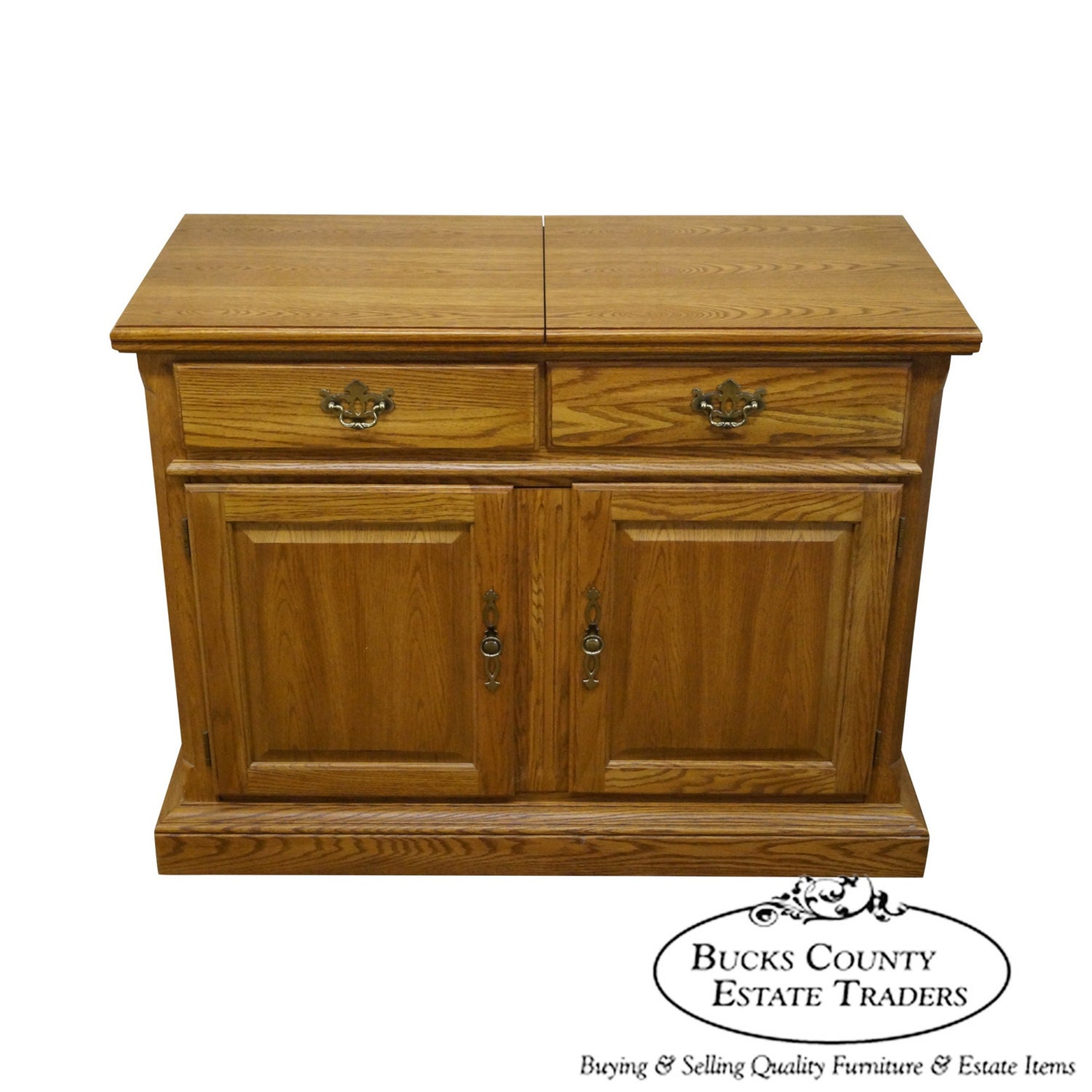 Thomasville Traditional Oak Flip Top Server – Haute Juice
