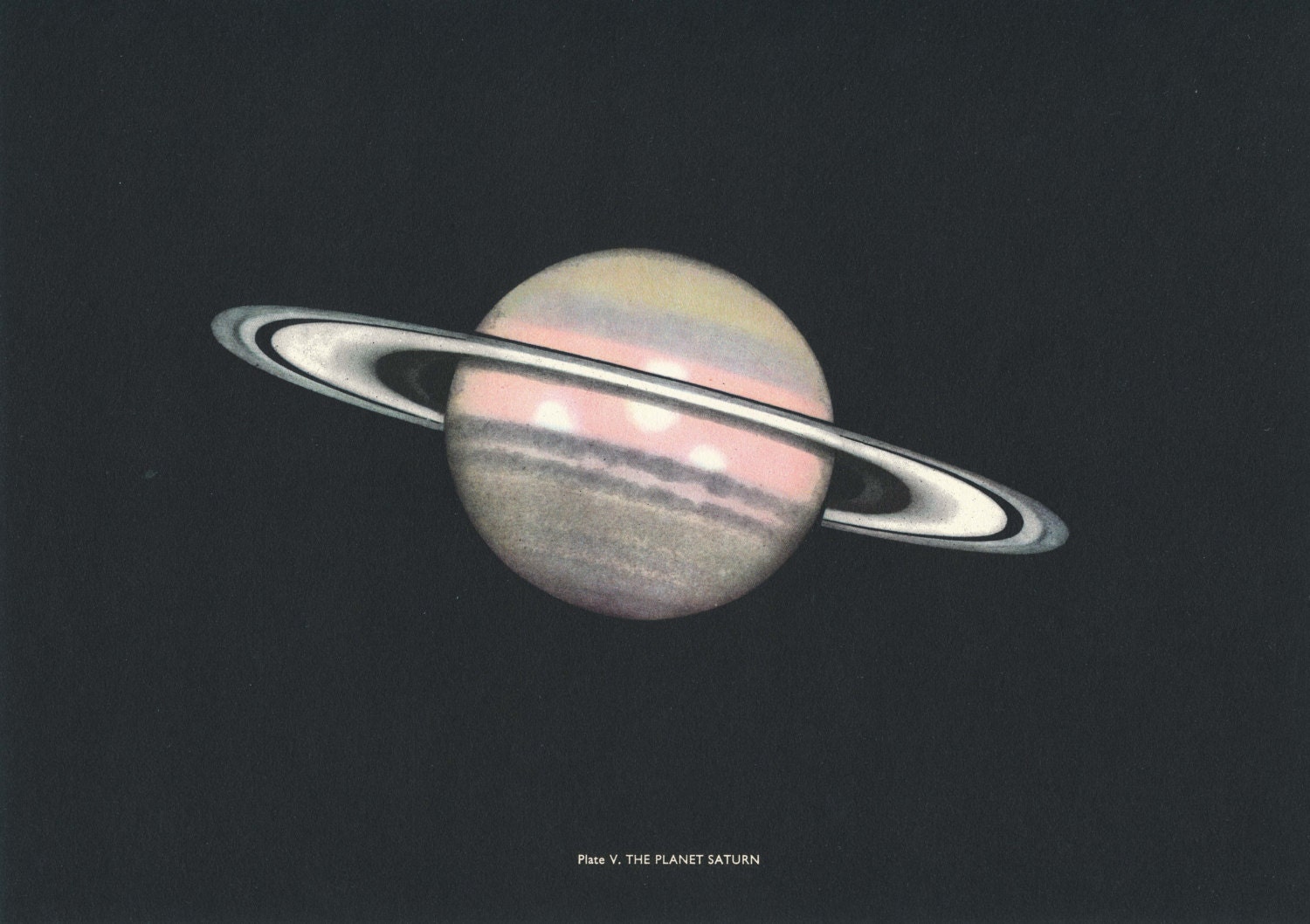 1959 Saturn Vintage Astronomy Print