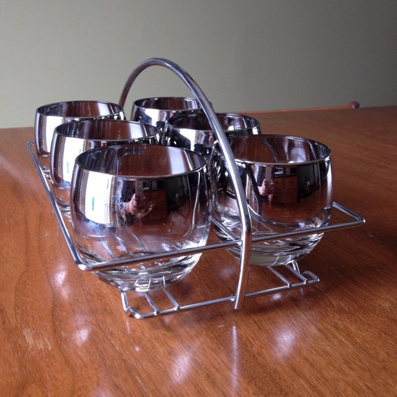 Vintage Vitreon Queens Lusterware Dorothy Thorpe Silver Ombre Vintage Vitreon Queens Lusterware Dorothy Thorpe Silver Ombre