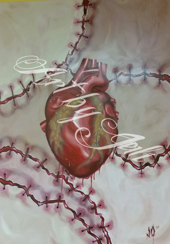 Items similar to Scarred Heart on Etsy