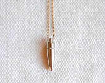 Unique mens bullet necklace related items | Etsy