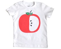 Popular items for red apple print on Etsy
