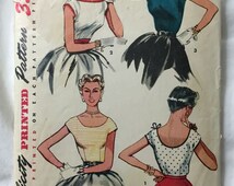 Popular items for 1950s sewing pattern on Etsy