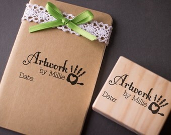 Handprint stamp | Etsy