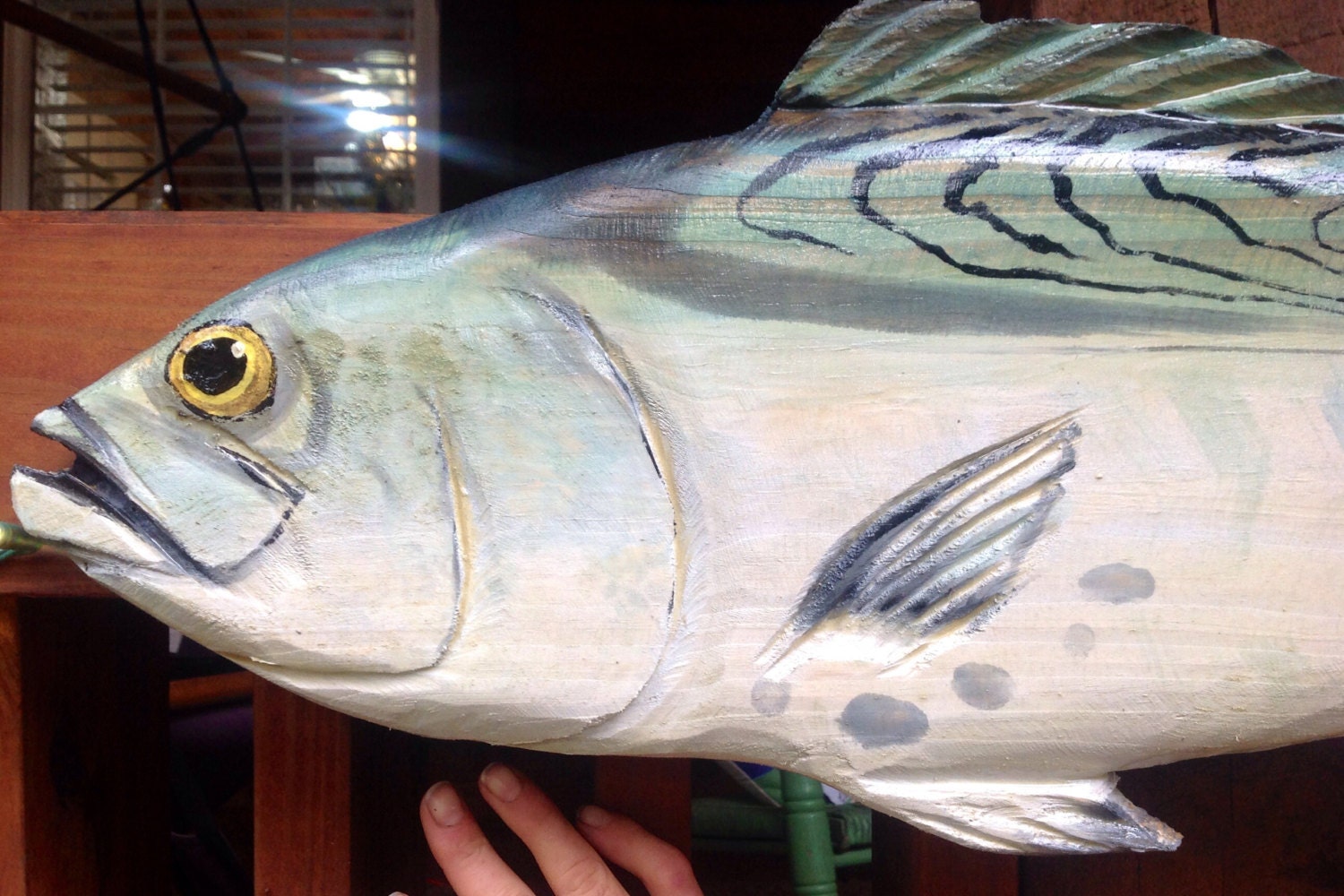 False Albacore Tuna 36 Little Tunny wooden taxidermy