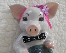 Popular items for pig wall decor on Etsy