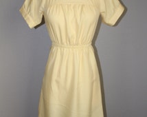 Unique pale yellow dress related items | Etsy