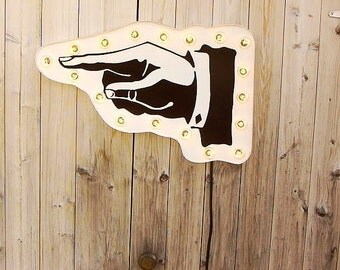 Hand pointing | Etsy