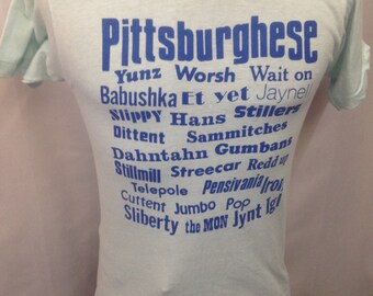Pittsburghese | Etsy