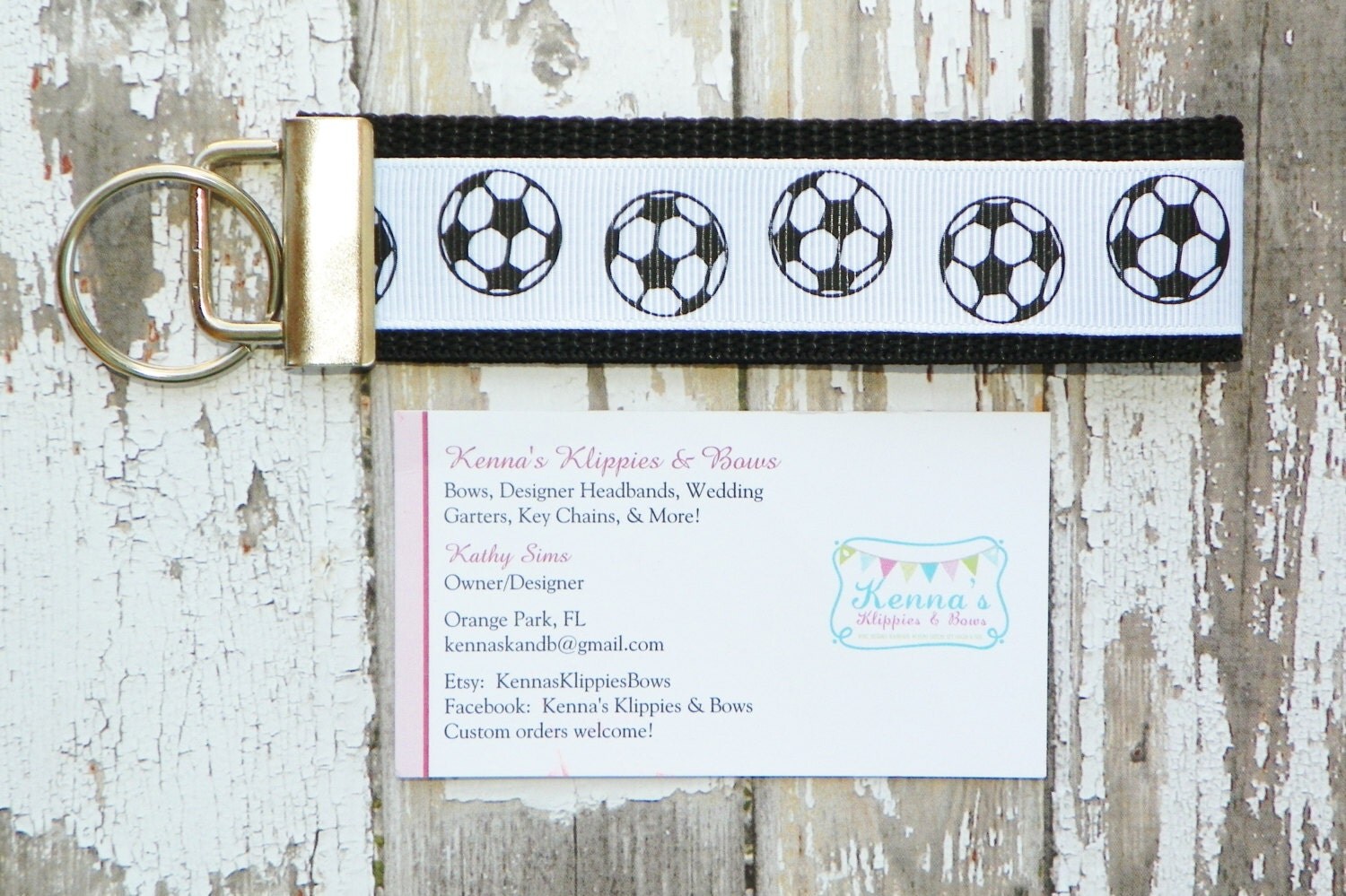 Soccer Key Chain, Soccer Coach Gift, Soccer Balls Wristlet, Soccer Key ...