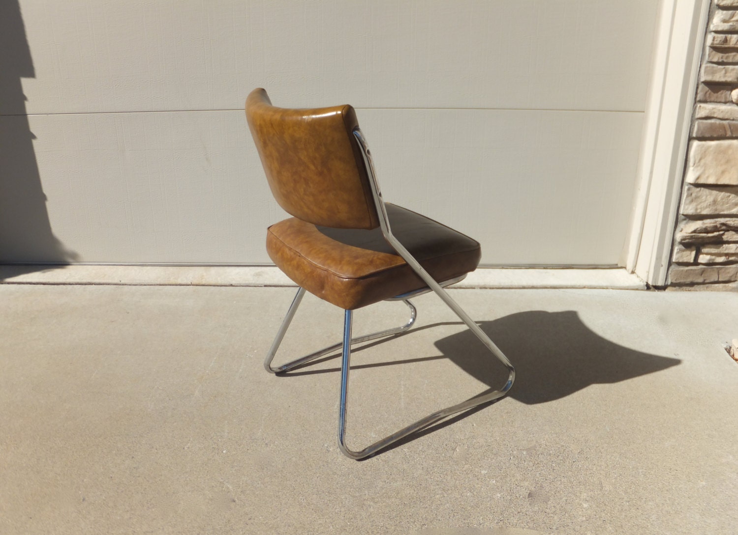 Vintage Z Chrome Chair,Side Chair,Vinyl Chair,Mid Century Modern,Office ...