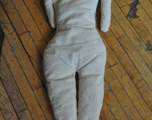 Human Torso Shaped Pillow - Unusual Home Decor, Large