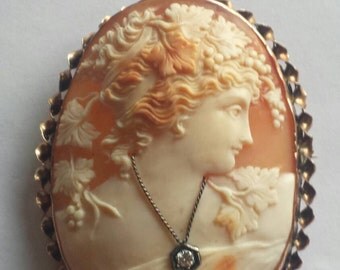 Italian shell cameo | Etsy