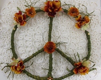 Orange peace sign | Etsy