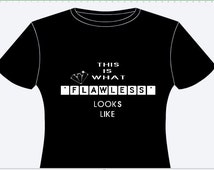 Popular items for flawless shirt on Etsy