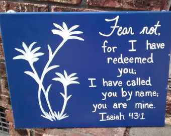 Isaiah 43 | Etsy